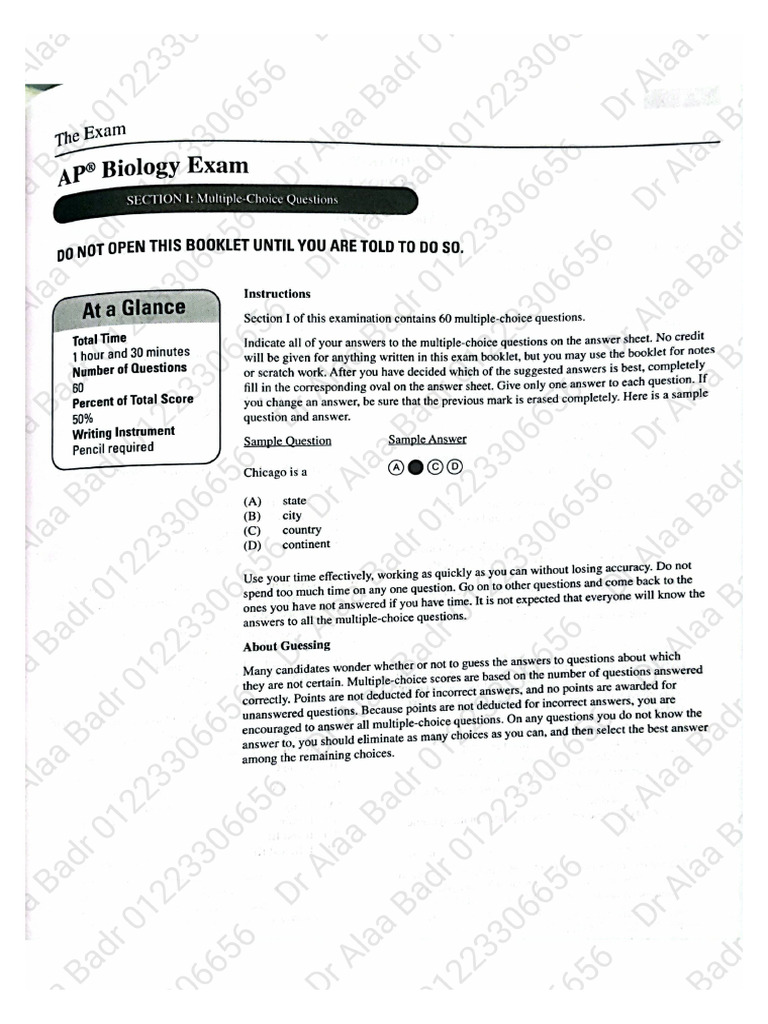 AP Bio - 2023EDIT-2ND TEST | PDF