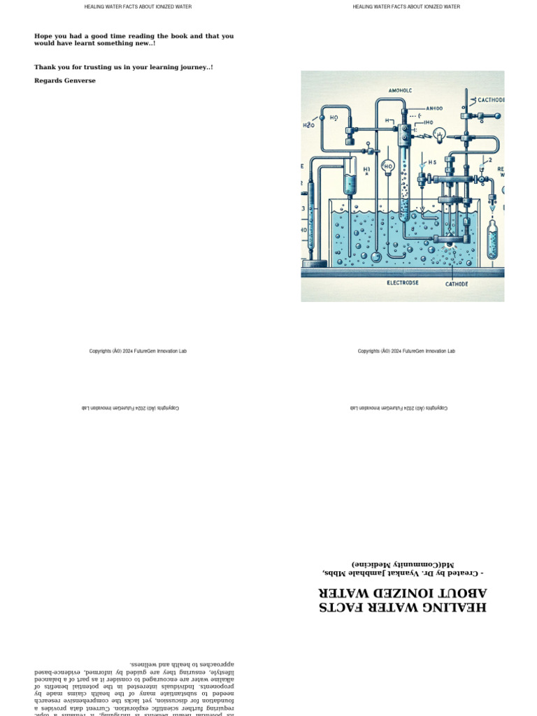 HEALING - WATER - FACTS - Ebook - 2025-04-13 - 10-59-55-653775 - Booklet | PDF | Redox | Water