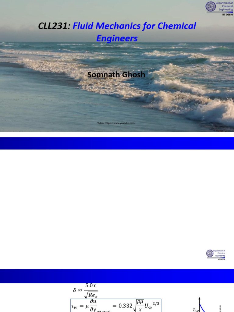 Lecture 18_Flow past immersed objects_part 2 | PDF | Drag (Physics) | Boundary Layer