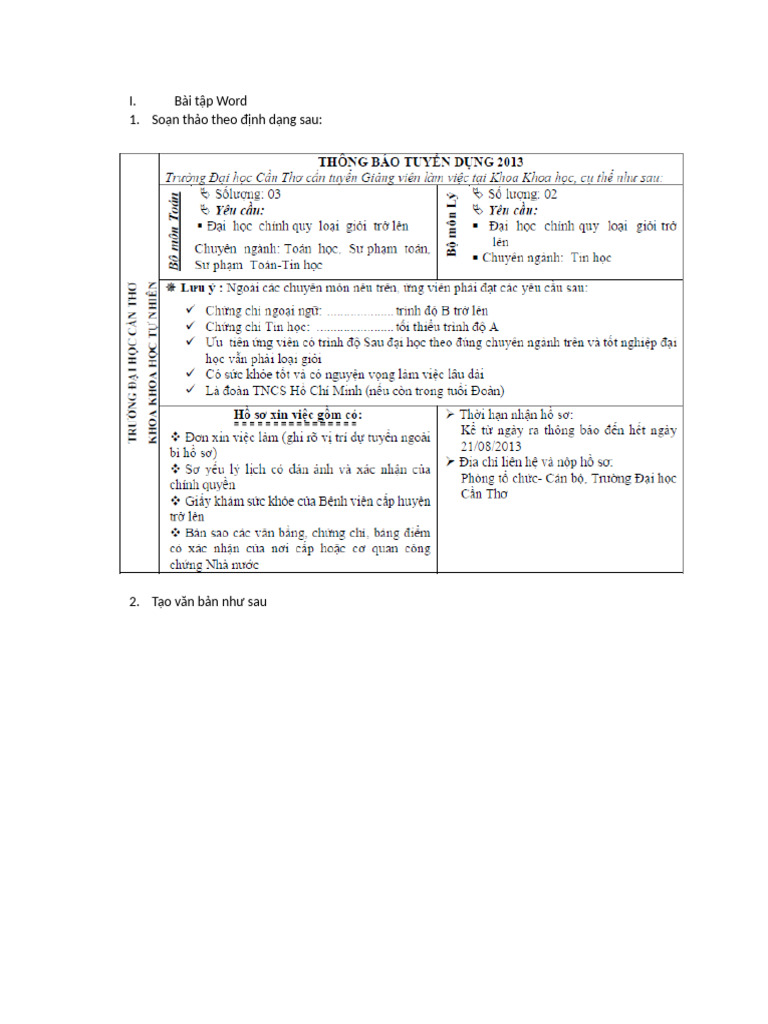 BT Word - Excel -PP | PDF