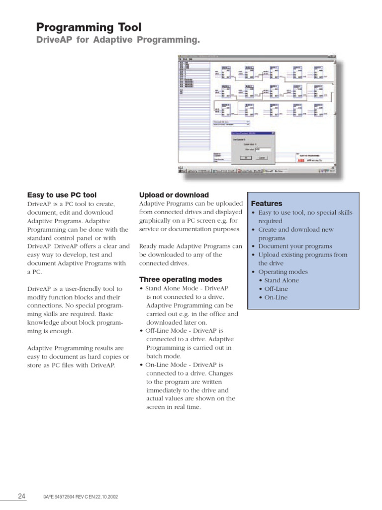 DriveAP For Adaptive Programming. | PDF