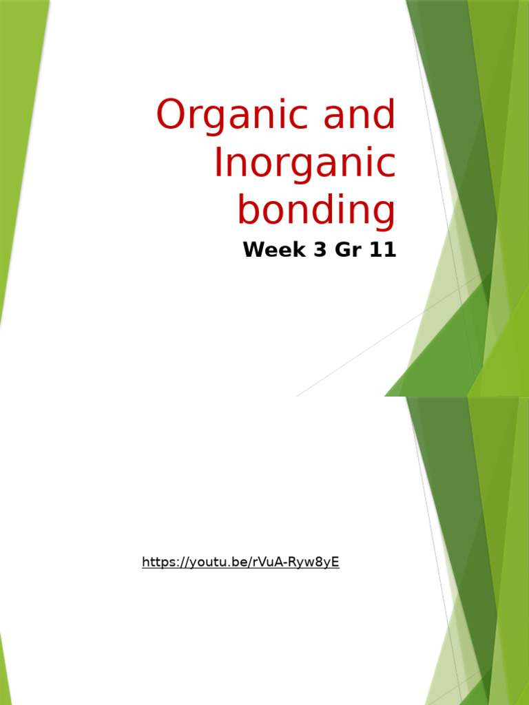 Organic vs Inorganic Compounds Explained | PDF | Chemical Compounds ...