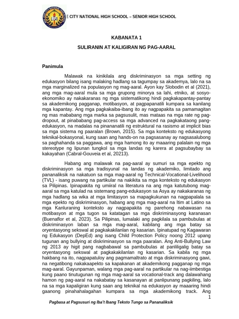 Pagpag - Chapter 1-3 | PDF