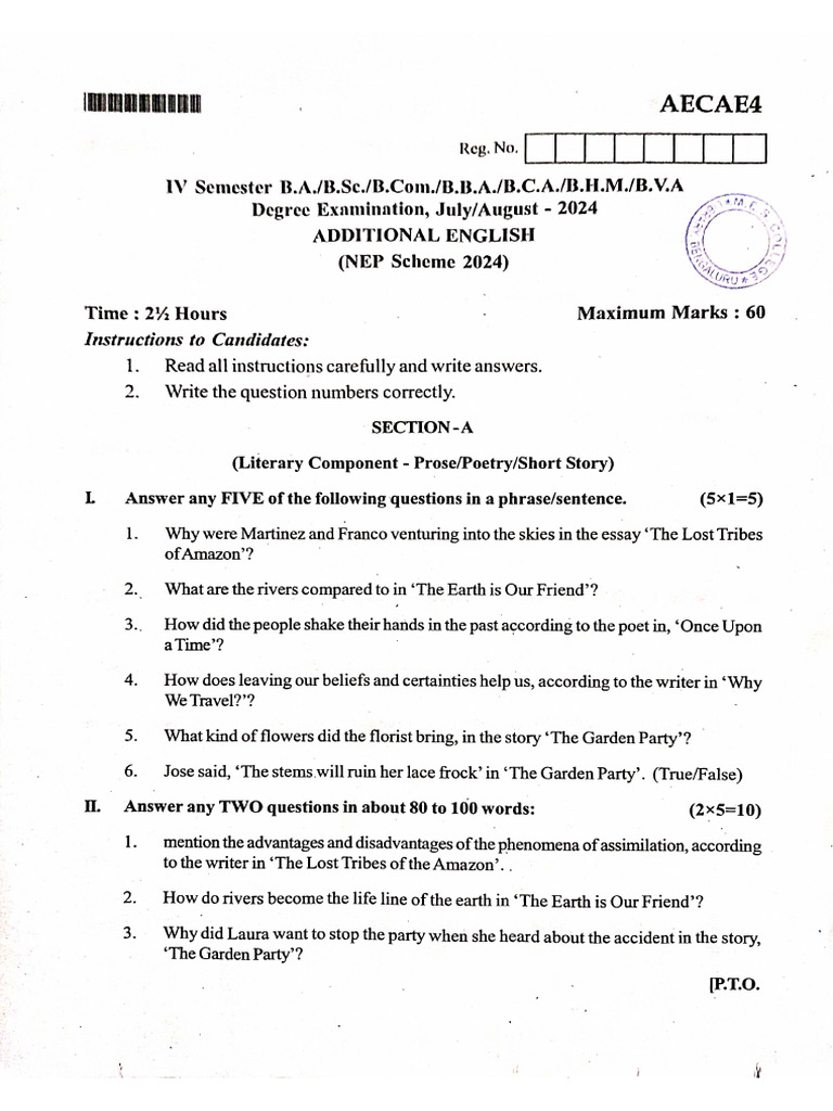 Additional English Aecae4 | PDF