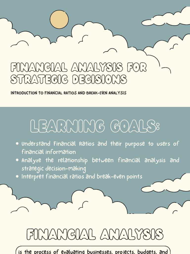 Financial Ratios & Break-Even Analysis | PDF | Financial Ratio | Revenue