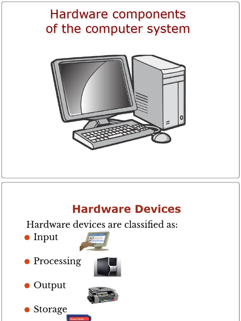 Hardware Devices - Input and Output | PDF | Printer (Computing) | Computer Monitor