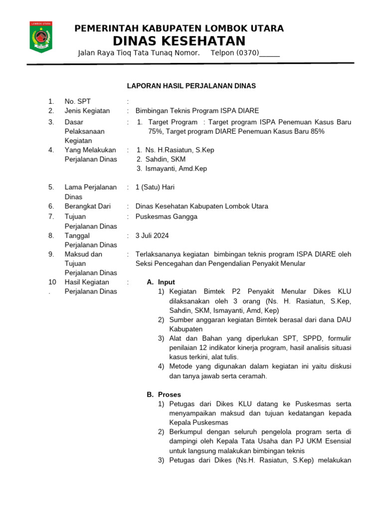 LAP HASIL Gangga | PDF