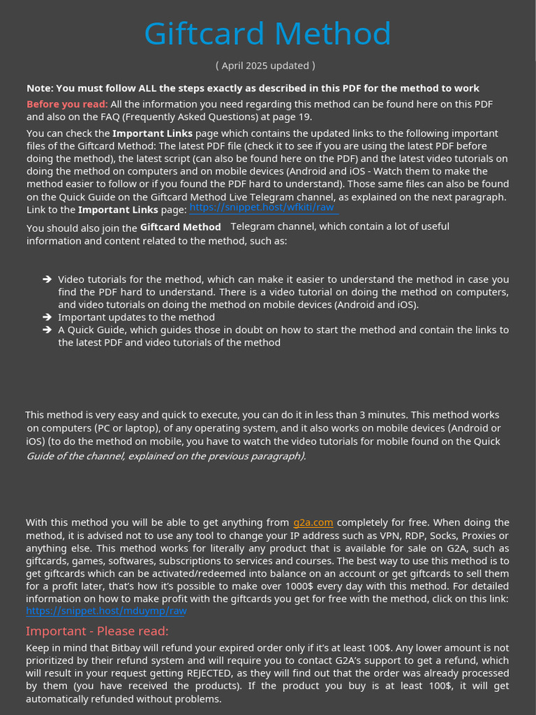 G2A Gift Card Method Guide | PDF | Http Cookie | Bitcoin