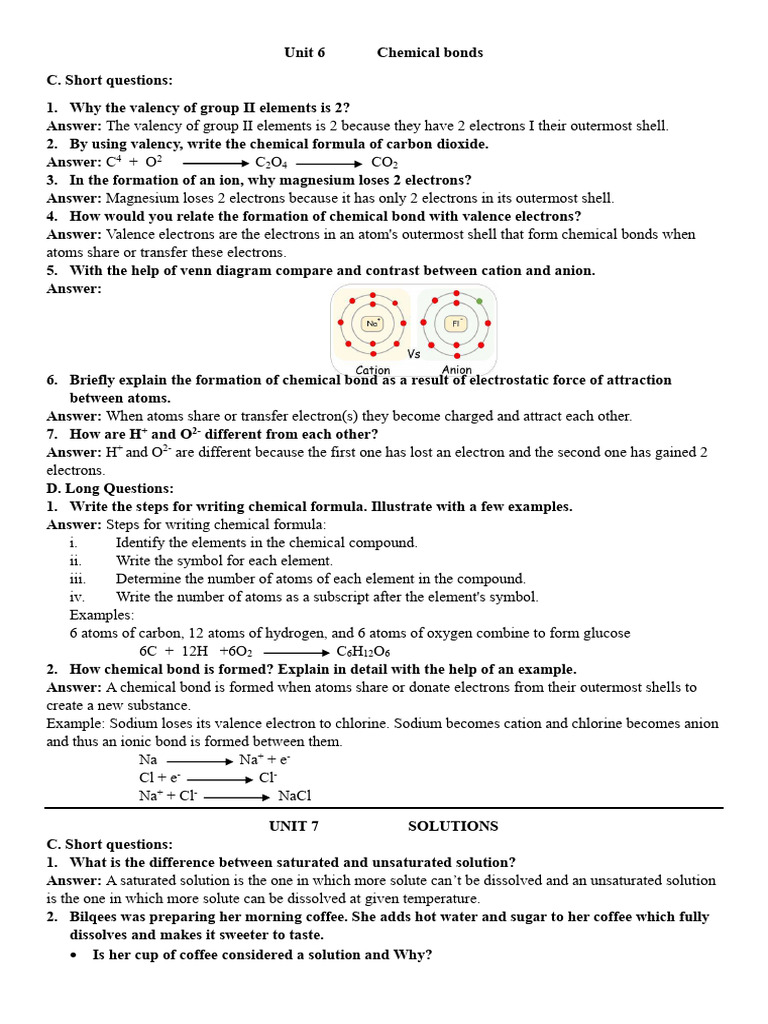 Class 7 Science notes | PDF | Waves | Solubility