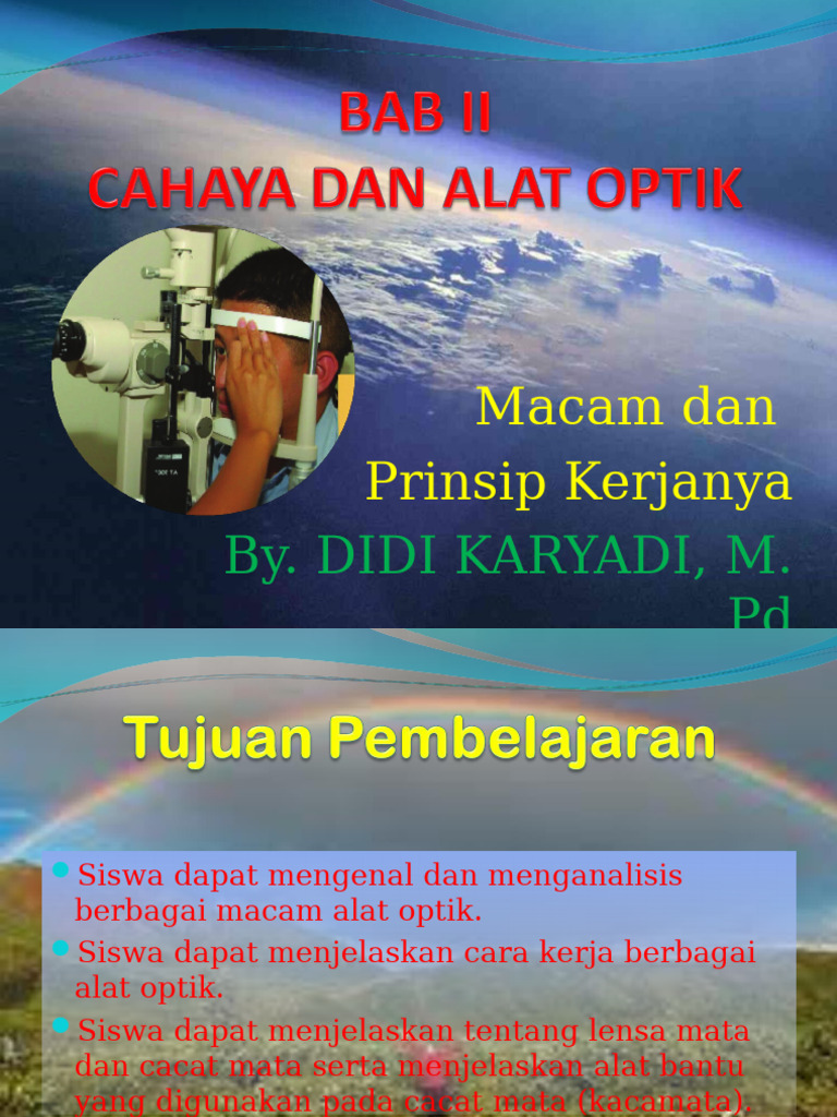 Observasi Alat Optik oleh Siswa | PDF