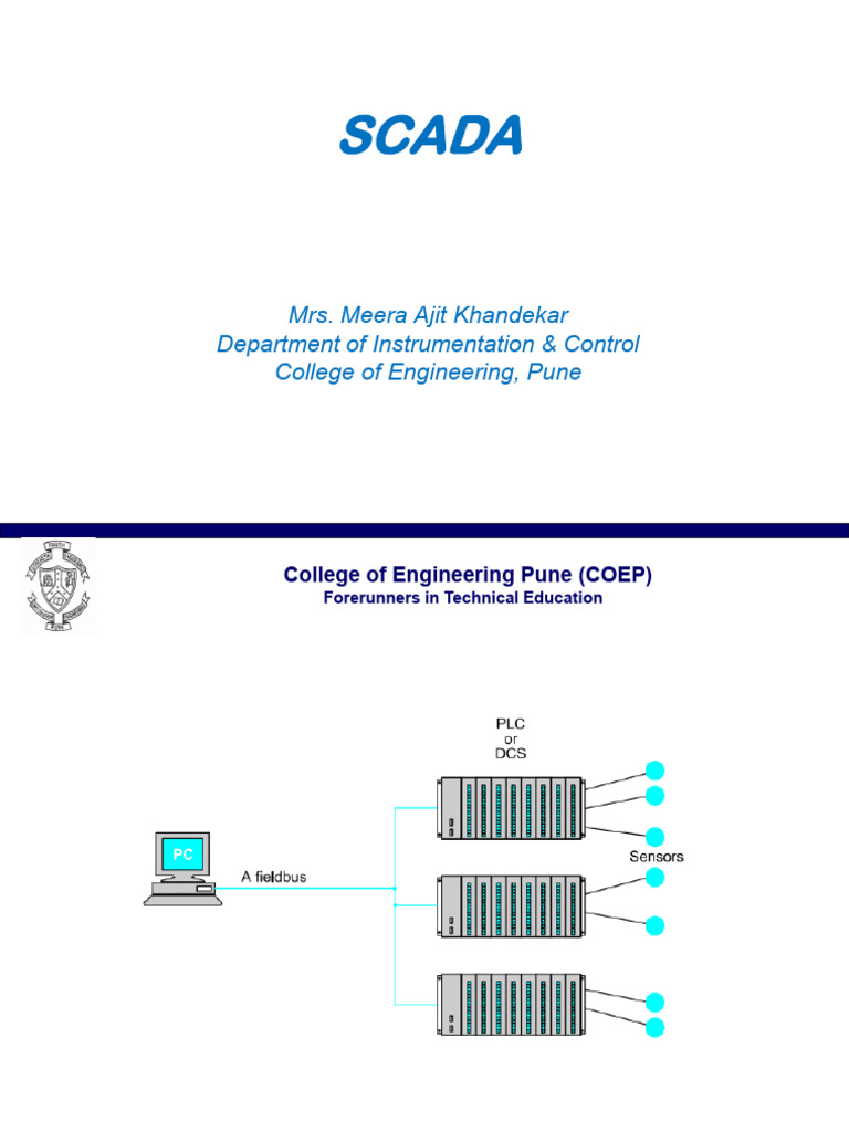 SCADA Presentation(ESE 3) | PDF | Computer Architecture | Information Technology