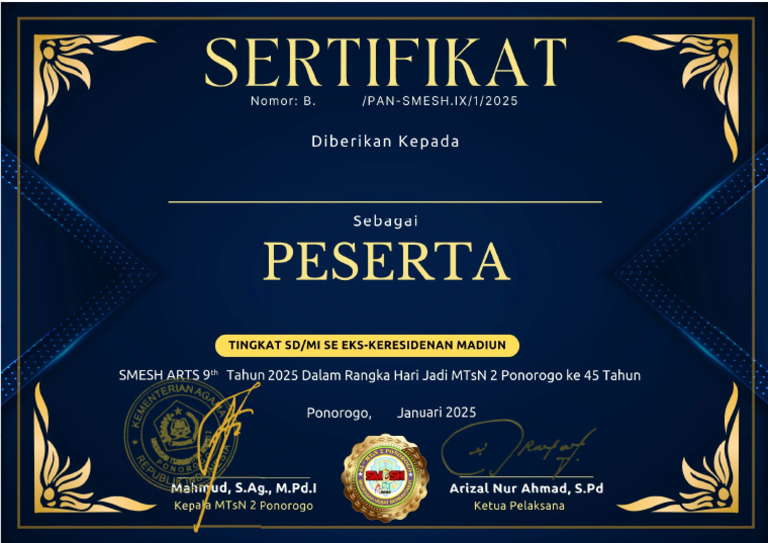 Sertifikat Pildacil - 2-2 | PDF