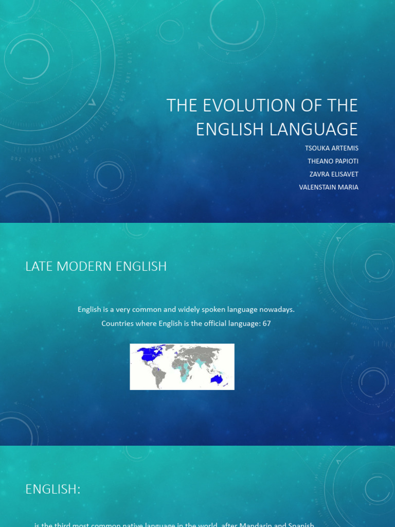 evolution | PDF | English Language | Linguistics