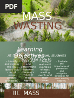 MASS WASTING (Handouts) | PDF | Landslide | Erosion