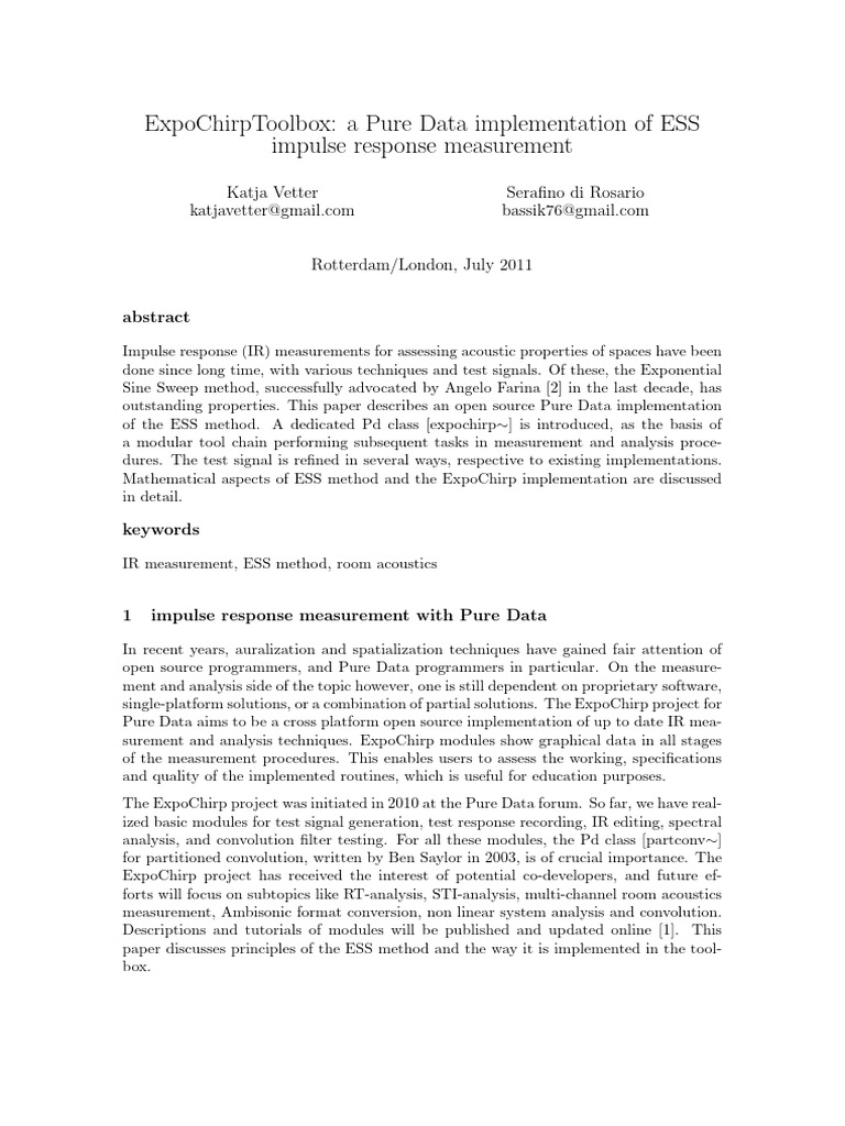 ExpoChirpToolbox-_a_Pd_implementation_of_ESS_impulse_response_measurement | PDF | Phase (Waves ...