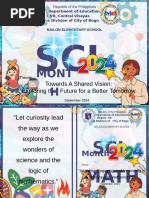 Sci-Math Month 2024 | PDF | Mathematics | Inquiry