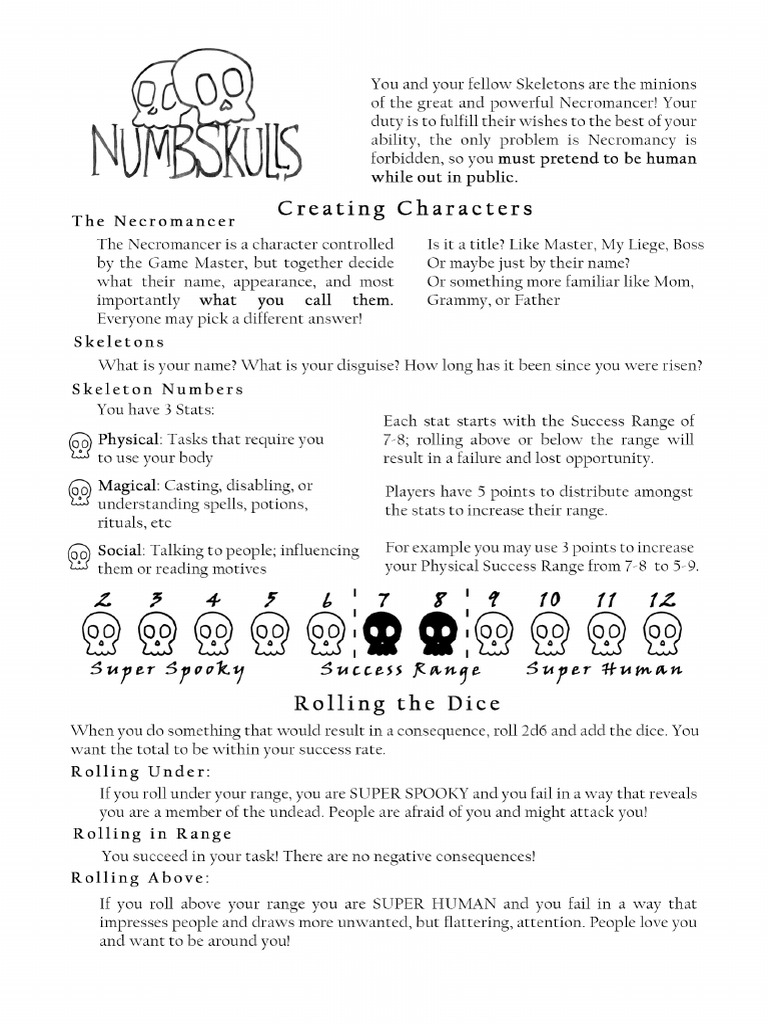 A5 Numbskulls | PDF