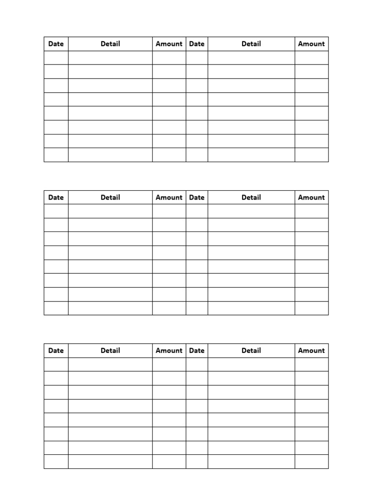 T Accounts Format | PDF