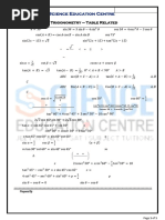 Trig Grade 10 Worksheet Memo | PDF