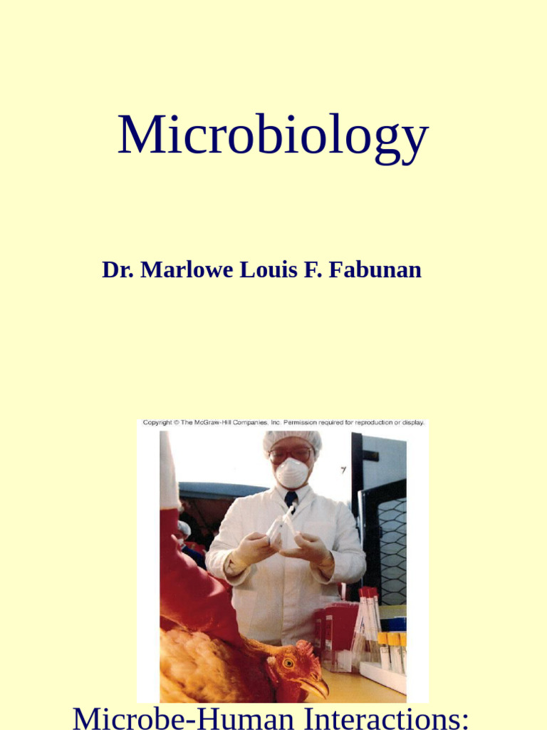 Microbe-Human Interactions - Infection and Disease | PDF | Infection ...