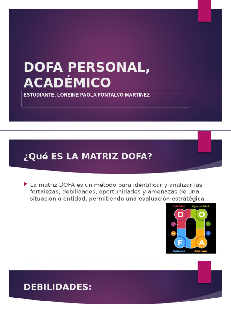 Matriz Dofa | PDF
