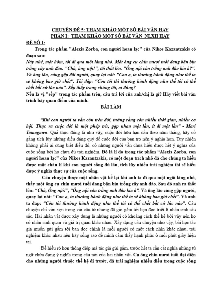 Nhận Định Nlvh Và Dc Nlxh Năm 2024 | PDF