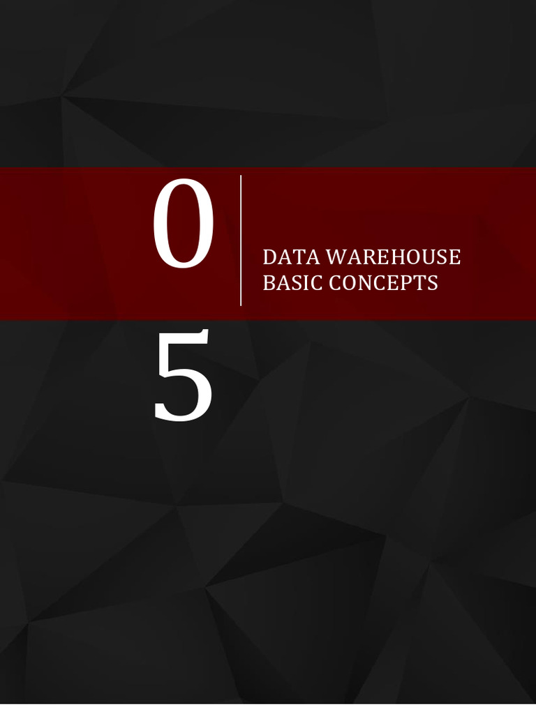 Lesson 2. Data Warehouse Basic Concepts | PDF | Data Warehouse | Metadata