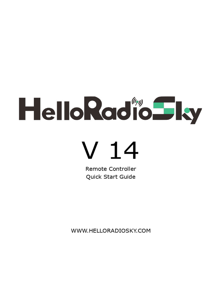 V14说明书 | PDF | Radio | Electromagnetic Interference