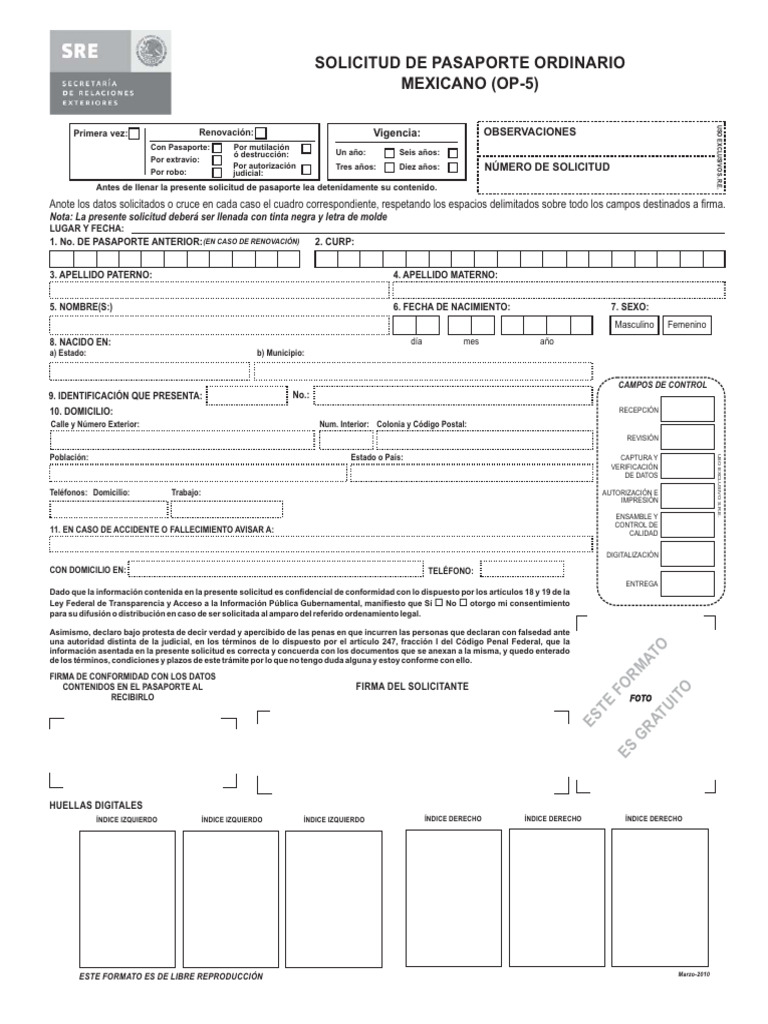 op5 | PDF | Pasaporte