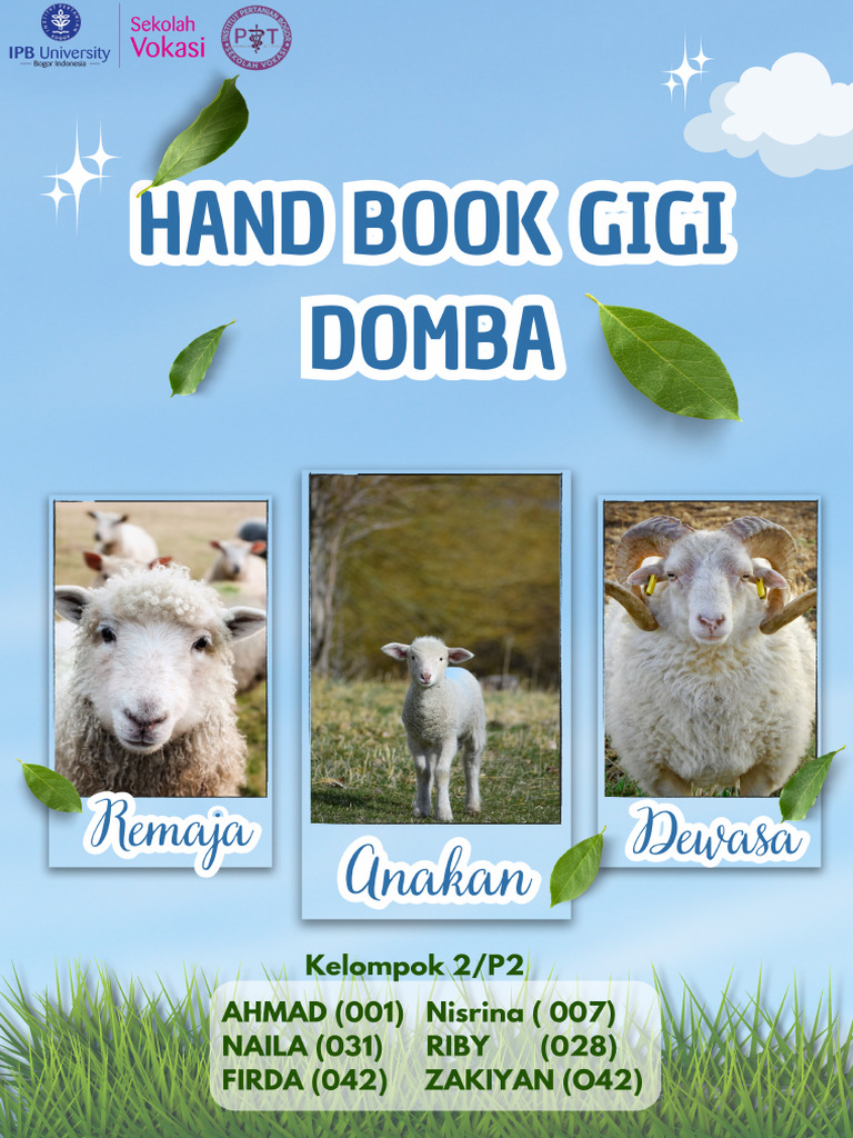 Hand Book Pt.1. Pemeriksaan Gigi Domba | PDF