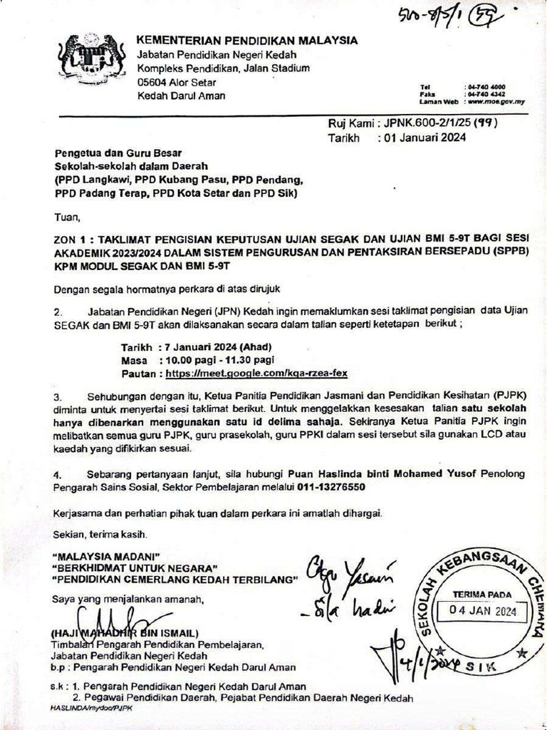 Taklimat Segak | PDF