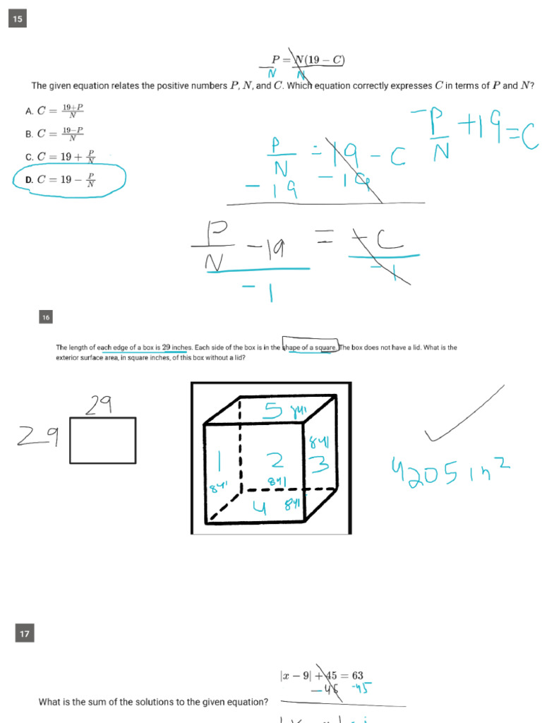 DSAT Practice #5 Review | PDF