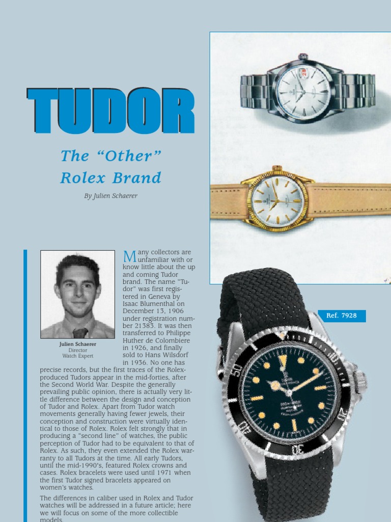 Tudor | PDF | Watch | Portable Tools