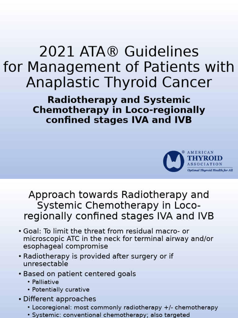 ATC Radiotherapy and Systemic Chemotherapy | PDF | Radiation Therapy ...