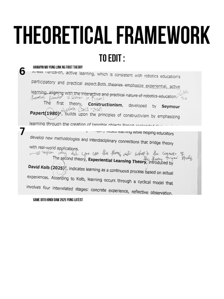 THEORETICAL-FRAMEWORK (1) | PDF