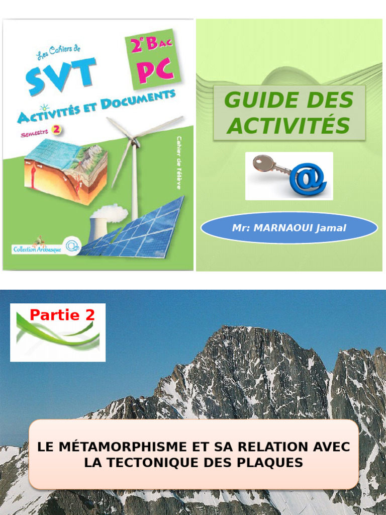 @ Guide @ PPT métamorphisme 2 | PDF | Géologie | Pétrologie