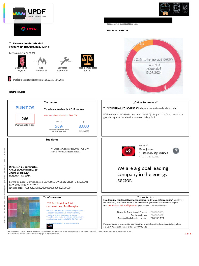 749624881-Spain-EDP-Utility-Bill-Word-and-PDF-Template | PDF