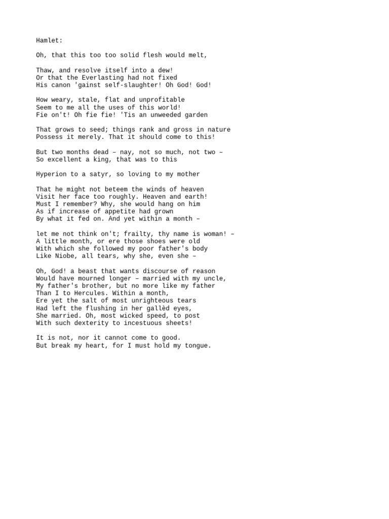 Hamlet | PDF