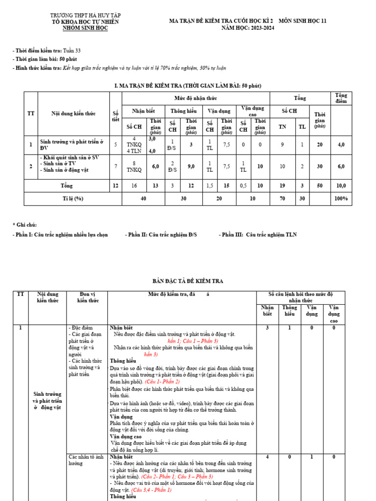 Ck2_-_Ma_tran_Sinh_11_6b2f8 | PDF