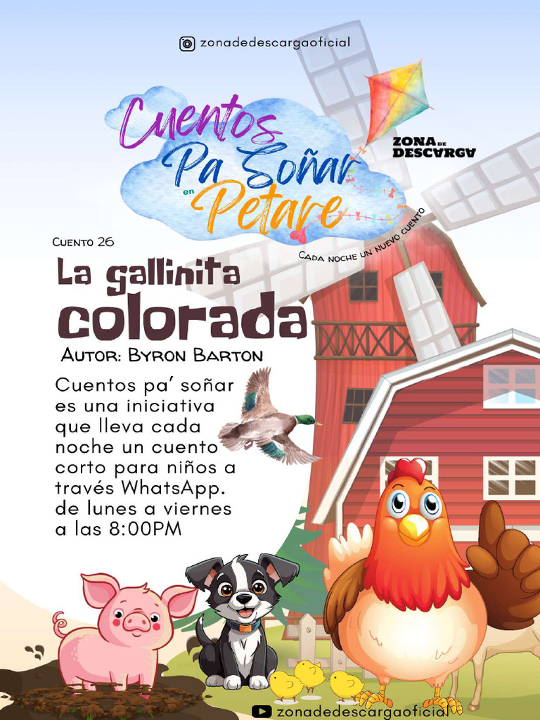 Cuento La Gallinita Colorada | PDF