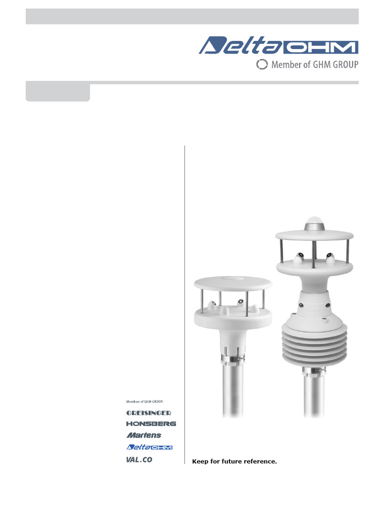 DeltaOHM_HD51.3D_manual_ENG | PDF | Power Supply | Usb