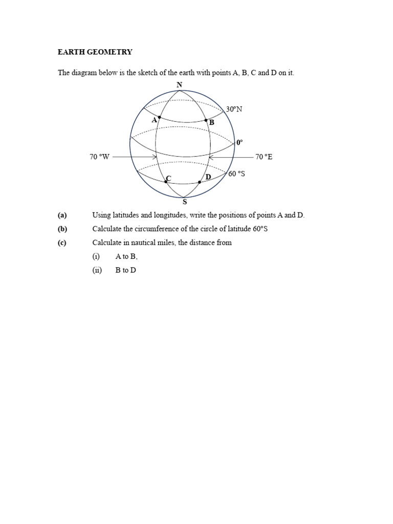 Earth Geometry | PDF