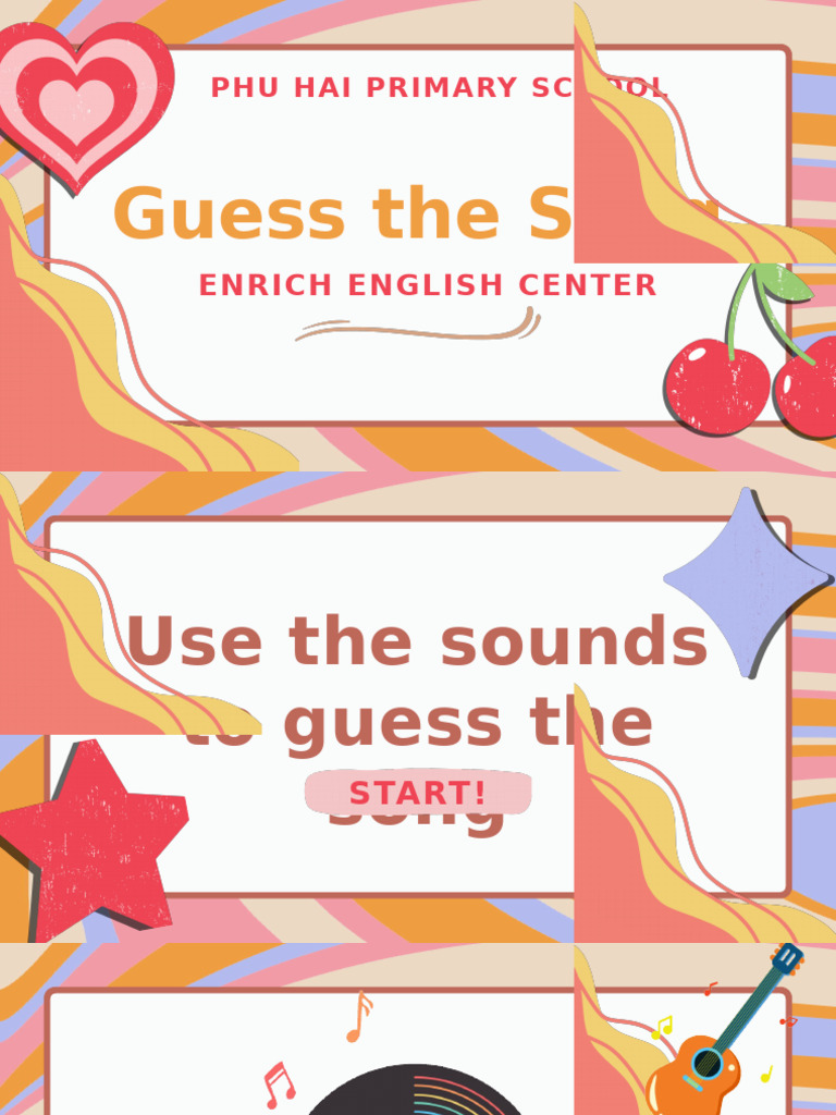 Guess the Song Activity for Kids | PDF