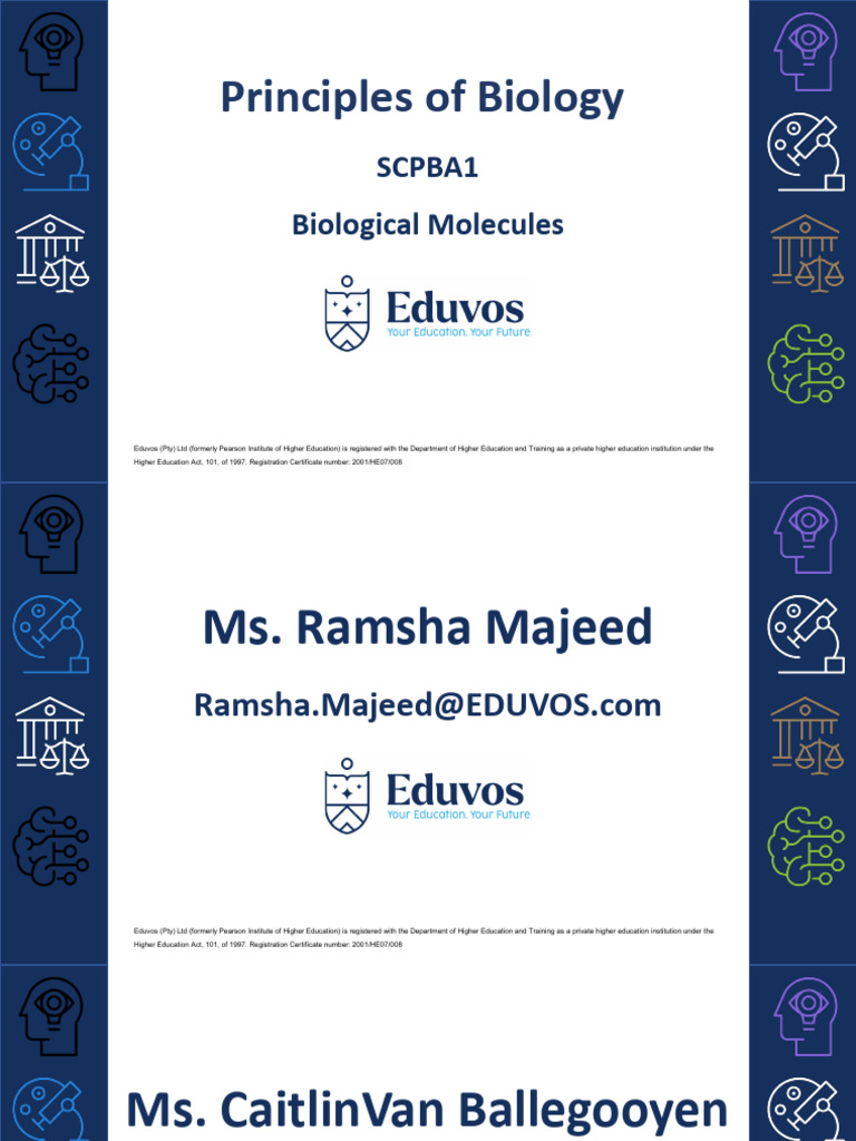 Biology Principles: Molecular Foundations | PDF | Lipid | Fatty Acid