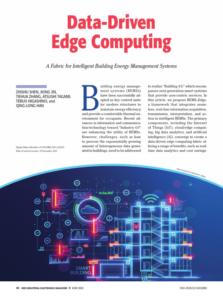 Data-Driven Edge Computing A Fabric For Intelligent Building Energy Management Systems | PDF ...