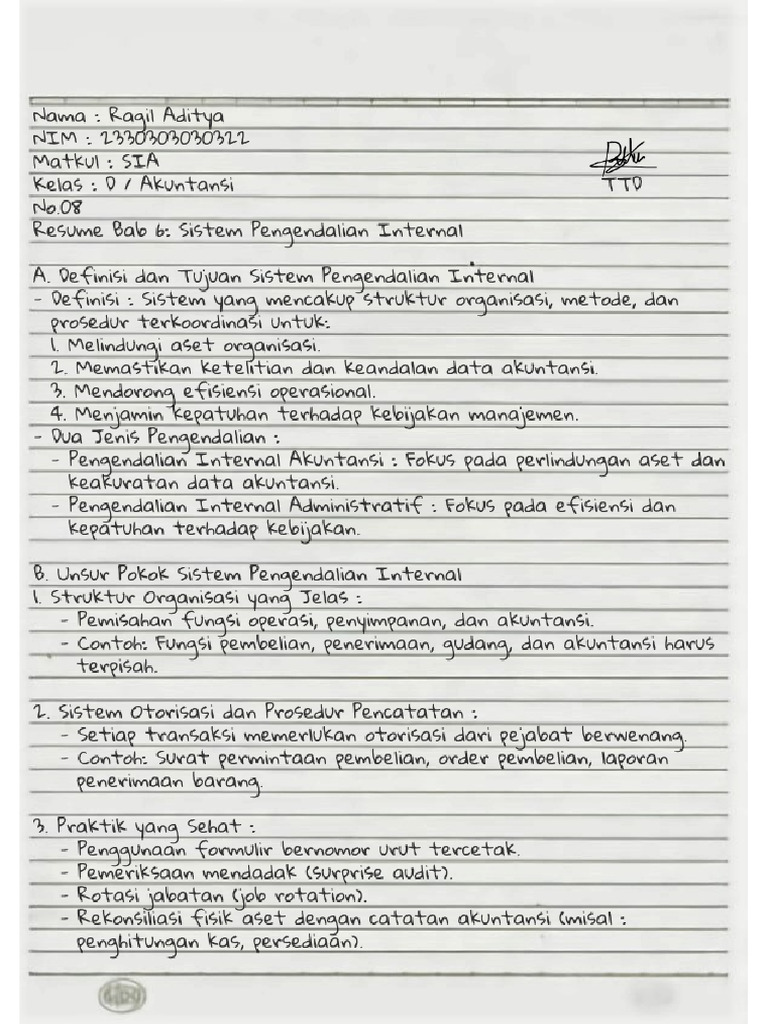 Resume - Bab 6 | PDF