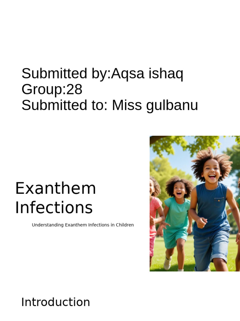 Exanthem Infections | PDF | Infection | Measles