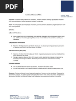 Attendance Management in Darwinbox SOP | PDF