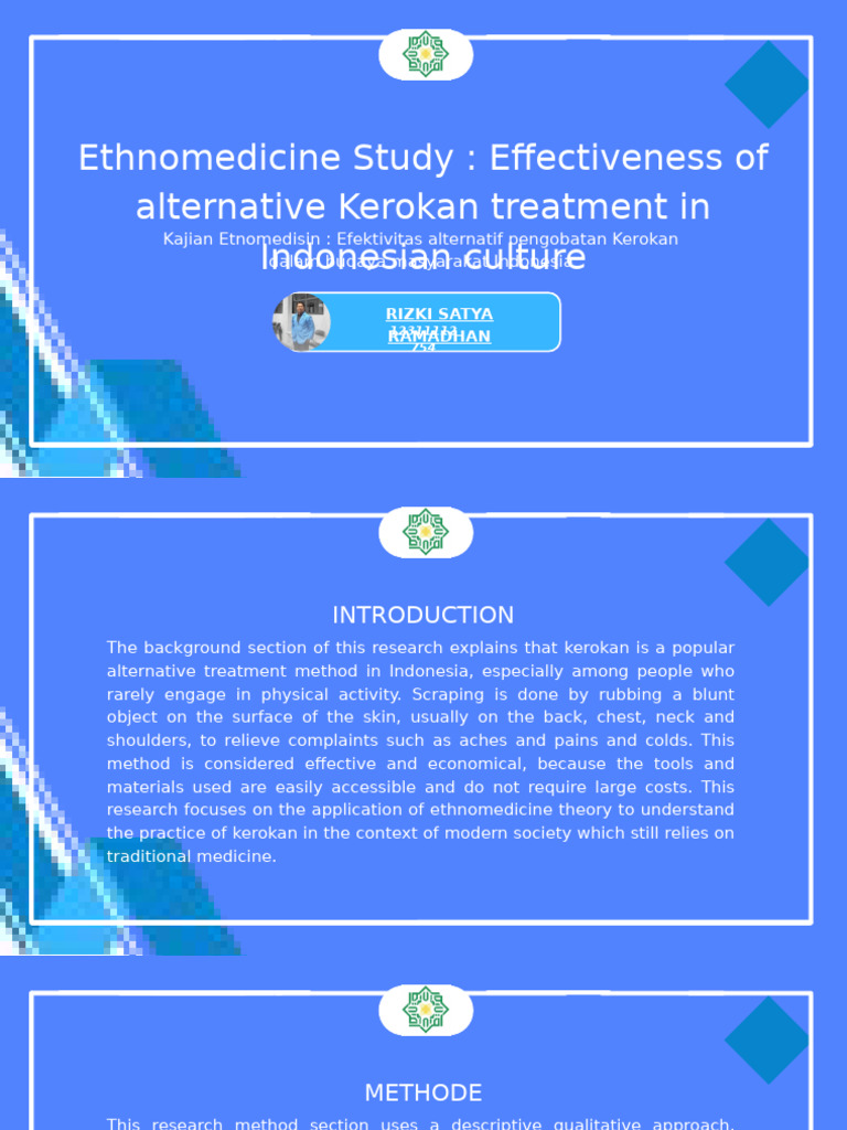 Effectiveness of Kerokan in Indonesia | PDF | Clinical Medicine ...