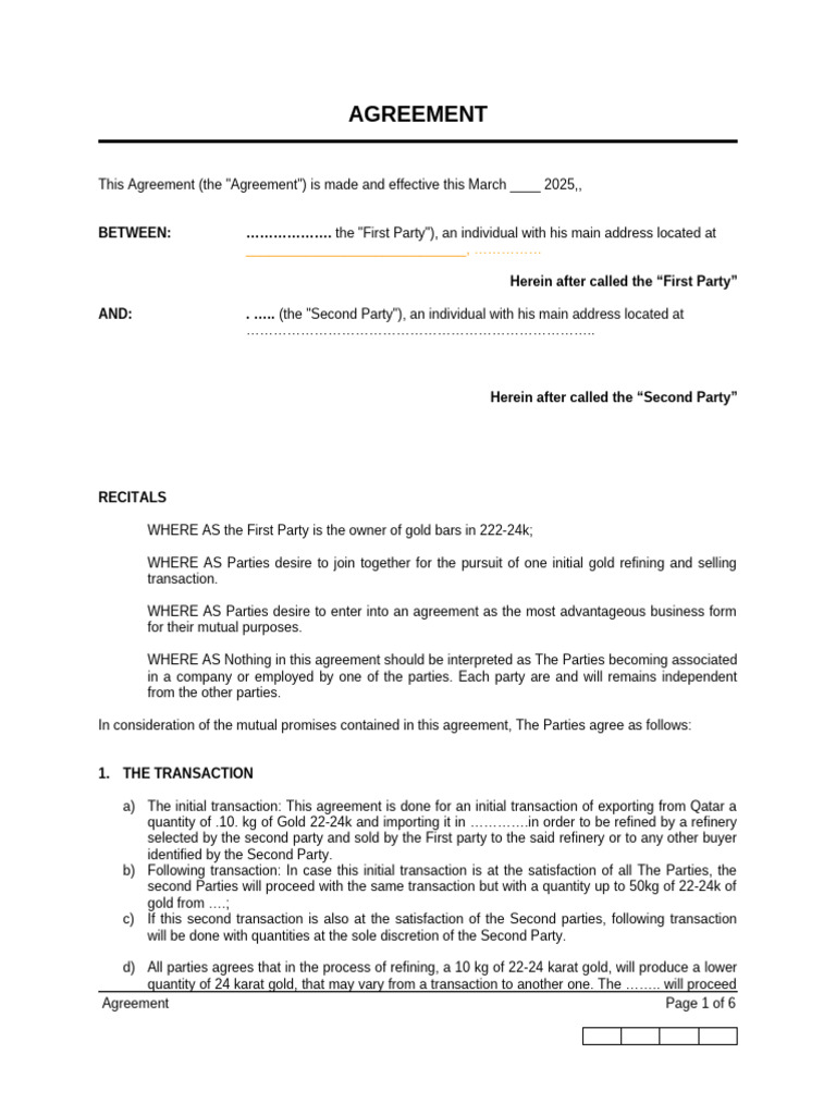 2024-03-12 One Time Deal Partnership-1 | PDF | Fineness | Prices